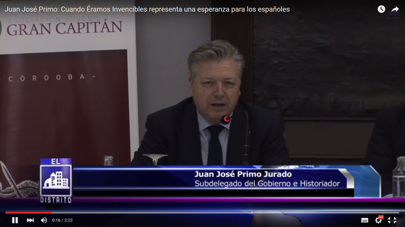Juan José Primo: Cuando Éramos Invencibles representa una esperanza ...
